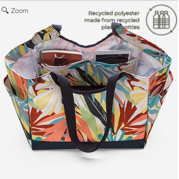 thirty-one | Bags | Pick Up Go Tote Painted Palms | Poshmark